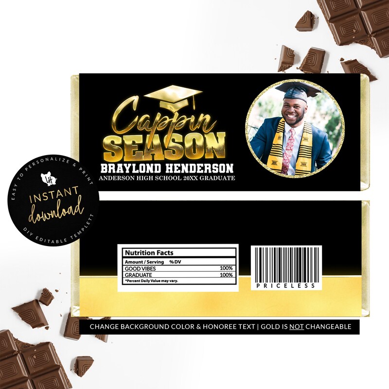 Graduation Candy Labels - Etsy