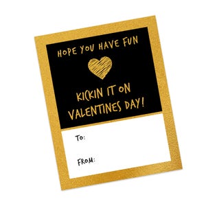 Kids Printable Valentines Day Cards, Hip Hop Inspired Valentines Day ...