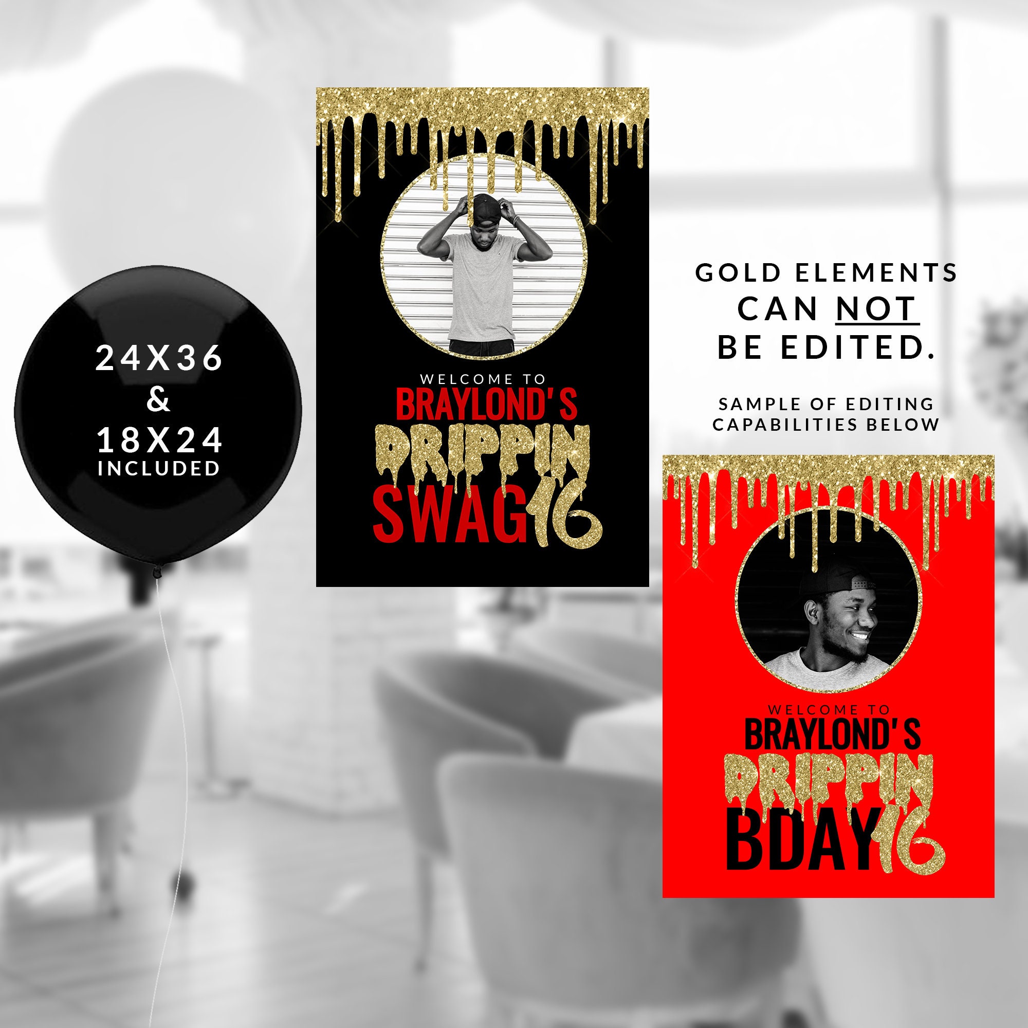 Drippin Swag 16 Welcome Sign Swag 16 Welcome Poster 16th - Etsy