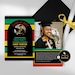 Pan-african Graduation Invitation, Graduation Invite, Digital ...
