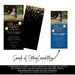 Graduation Menu Card, Photo Graduation Menu, Gold Graduation Menu ...