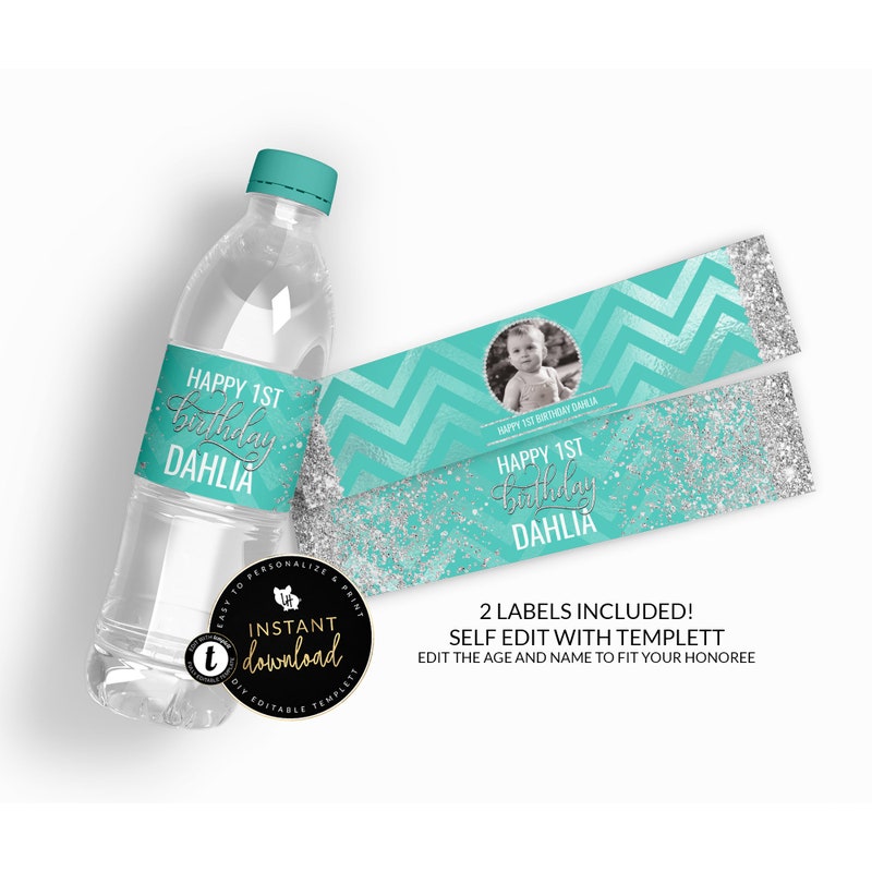 Teal Chevron - Etsy
