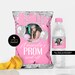 Silver Drip Prom Chip Bag, Dripping Silver Water Label, Prom Printable ...