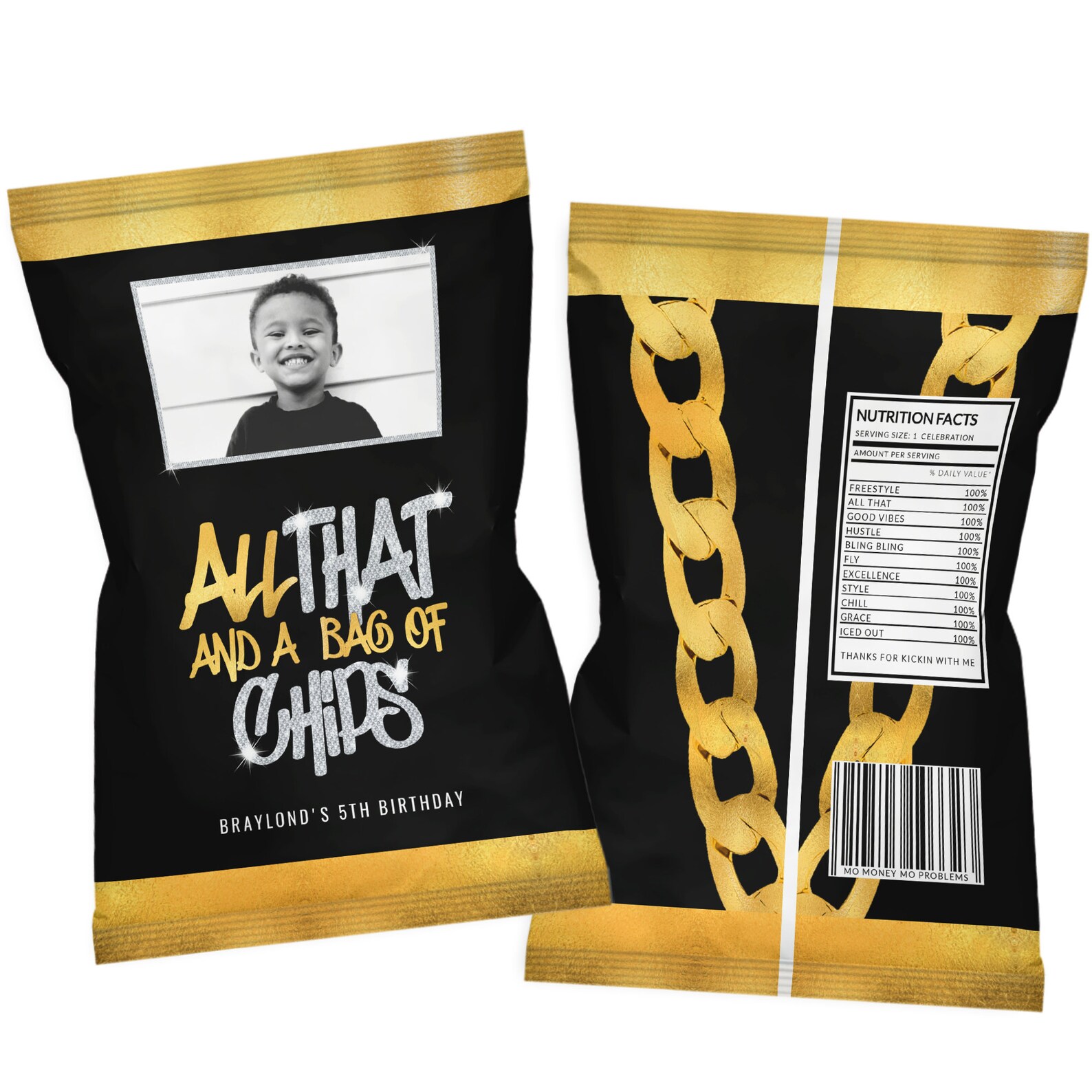 All That and a Bag of Chips, Photo Chip Bag Template, Party Chip Bag ...