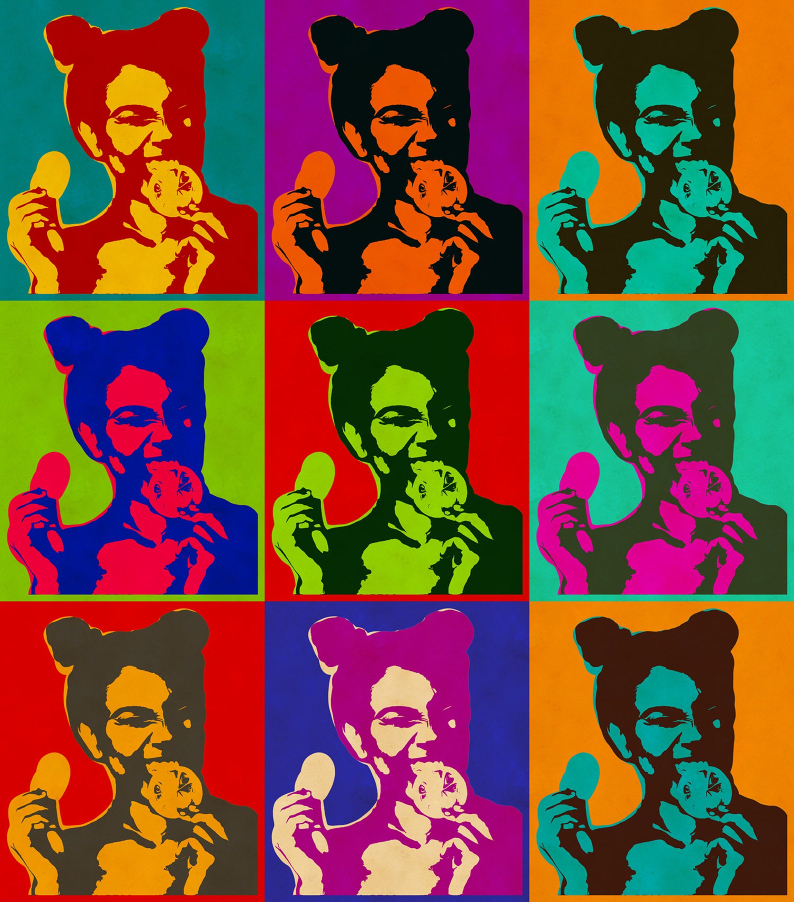 Custom Portraitpop Art Portrait Portrait From Photogift for | Etsy