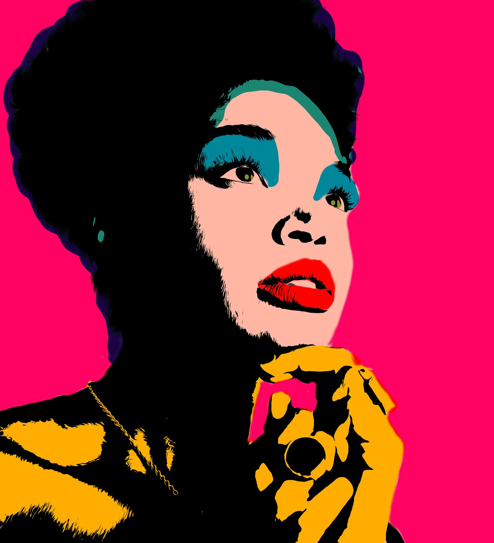 Custom Portrait pop Art Portraits andy Warhol Portrait | Etsy