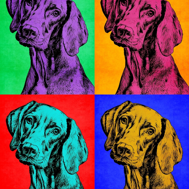 Andy Warhol Dog Prints - Etsy