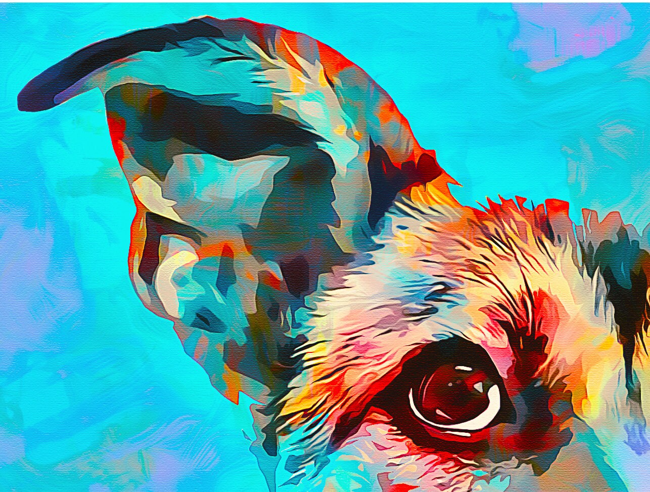 Custom pet portraitdog portrait custom dog portrait | Etsy