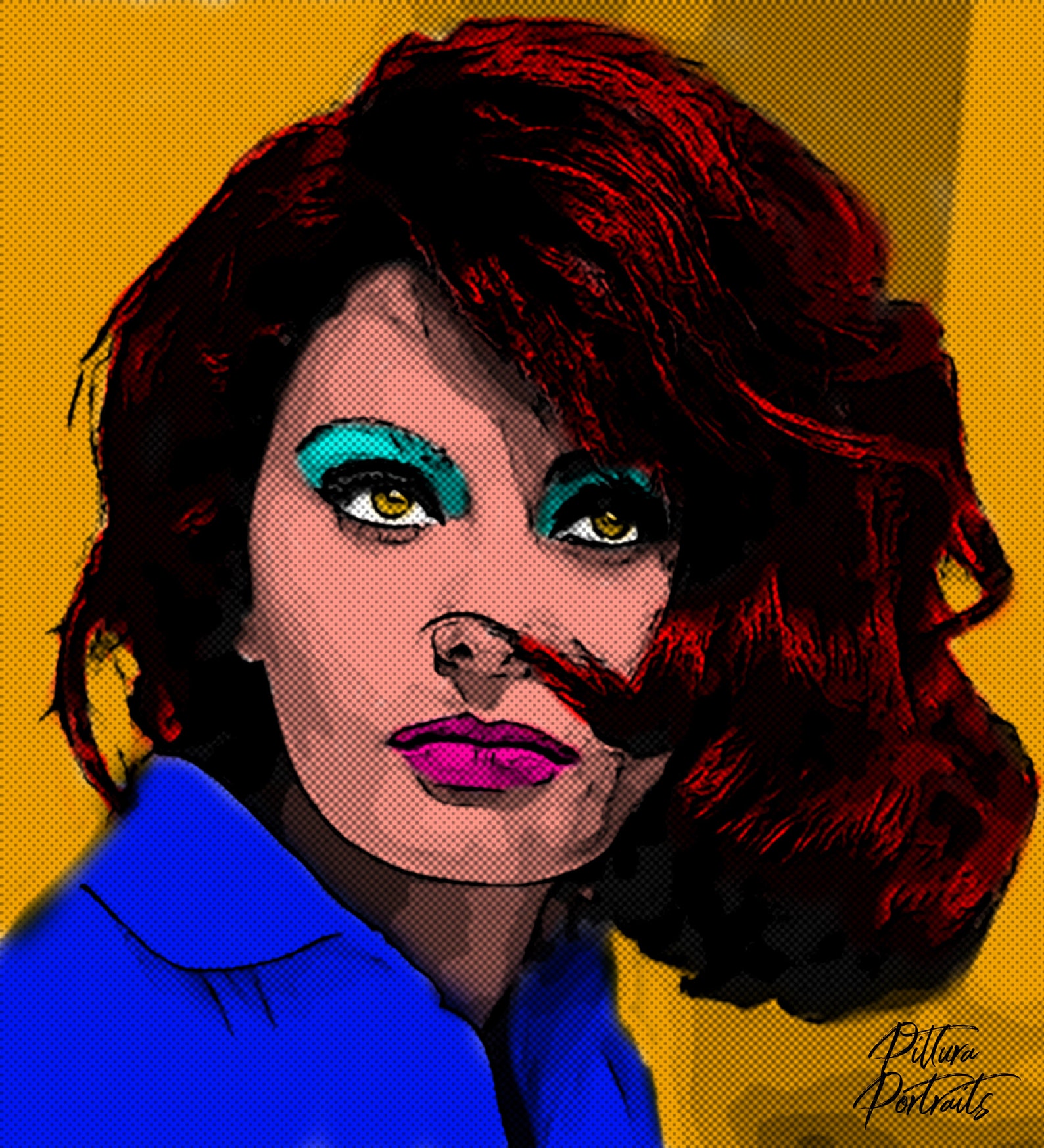 Custom Pop Art Portraitpop Art Portrait Portrait From - Etsy