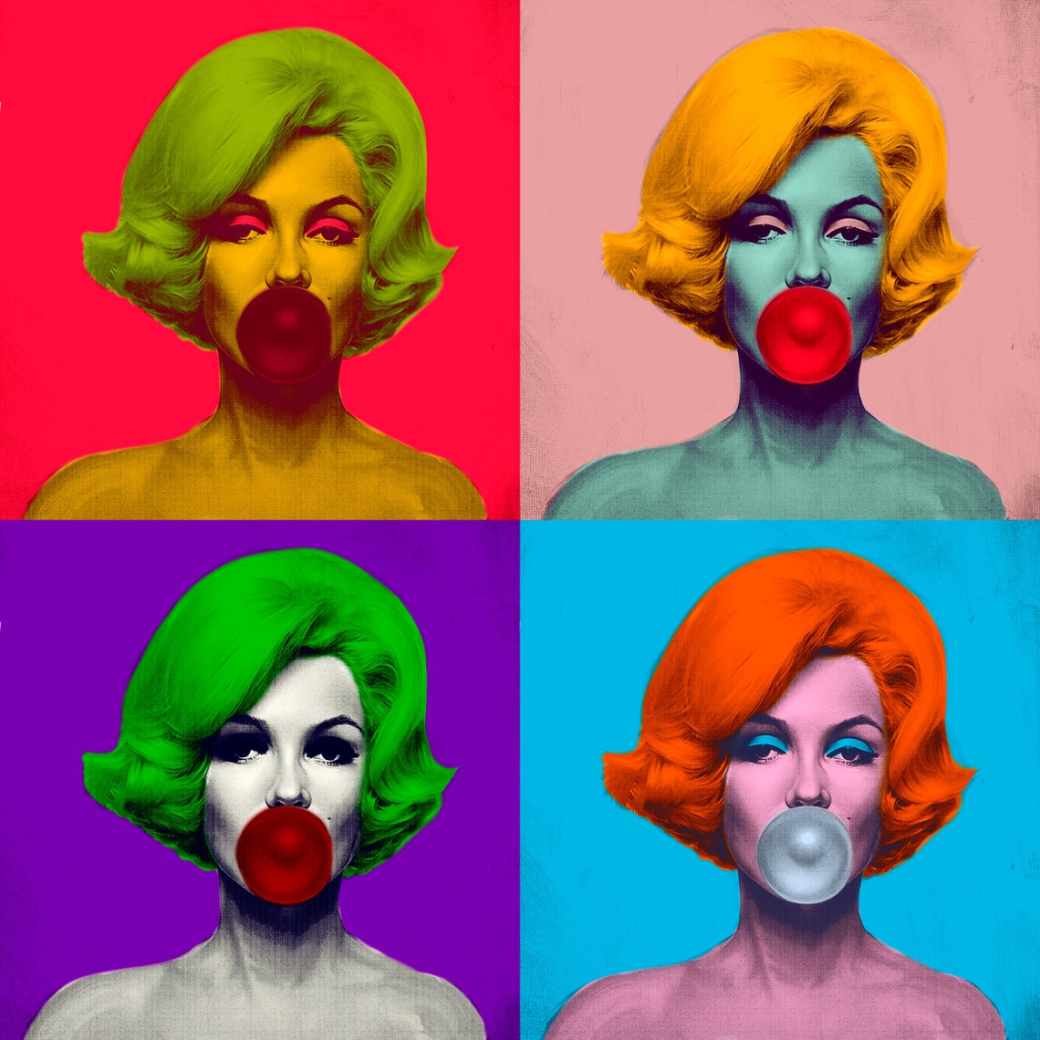 Custom Pop Art Portraitpop Art Portrait Portrait From - Etsy