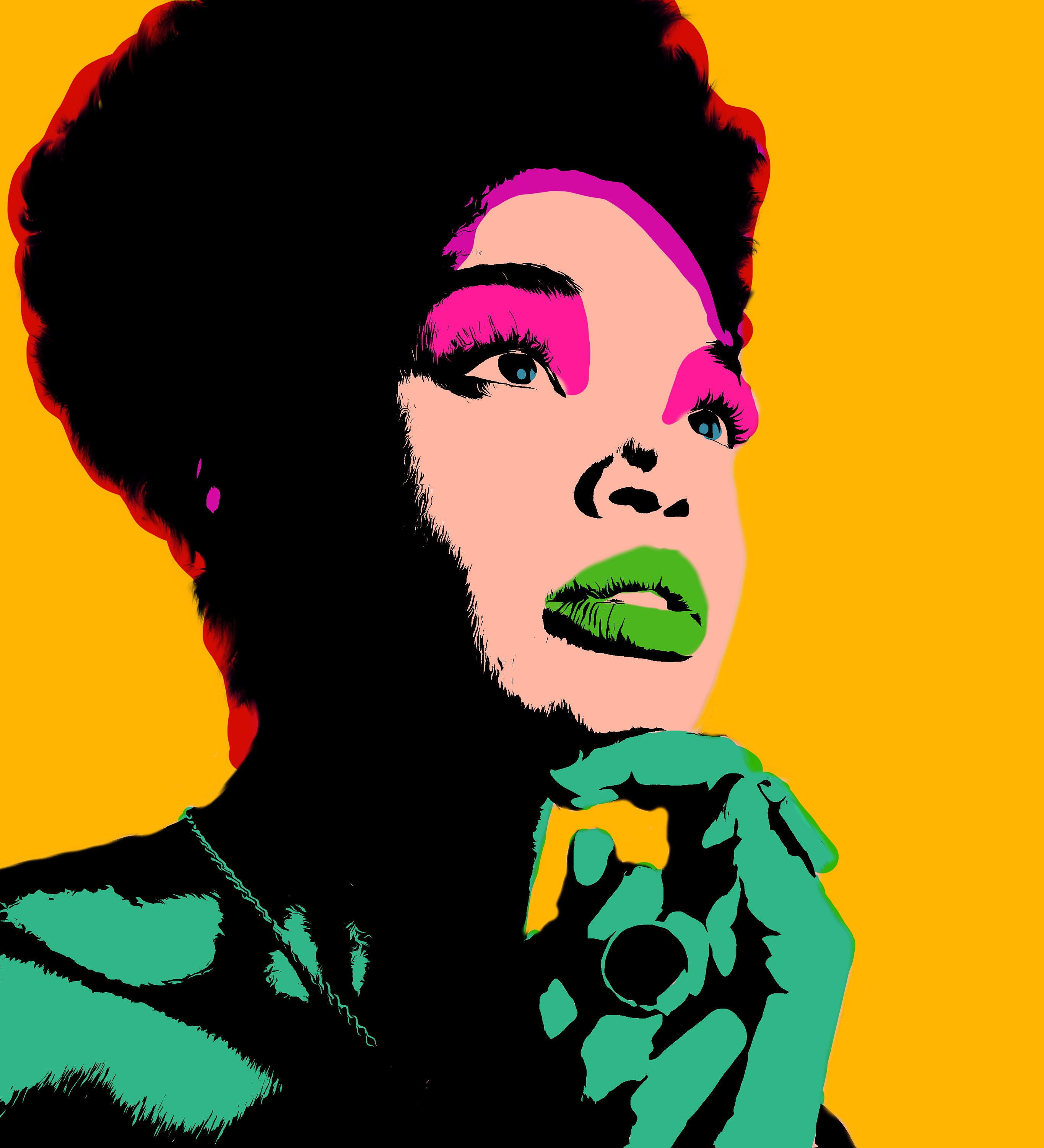 Custom Portrait pop Art Portraits andy Warhol Portrait | Etsy