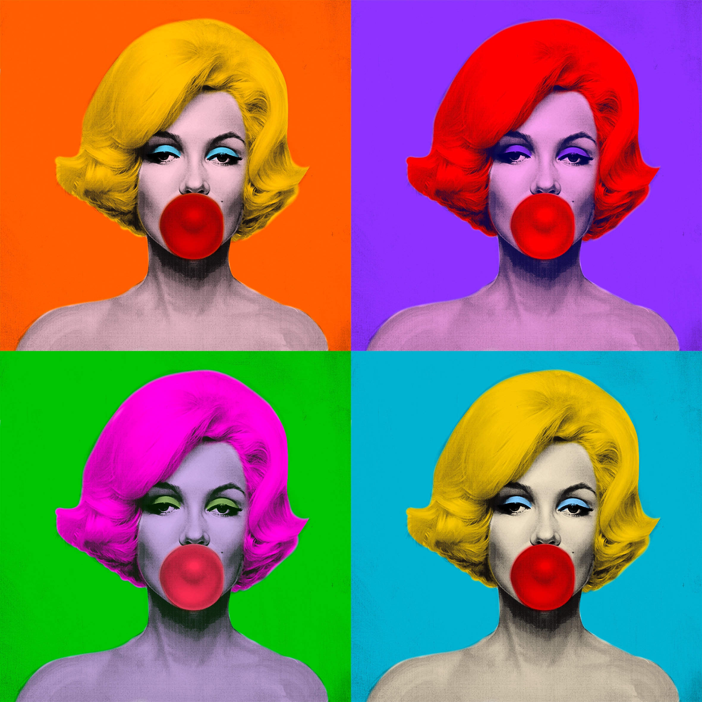 Custom Pop Art Portraitpop Art Portrait Portrait From - Etsy