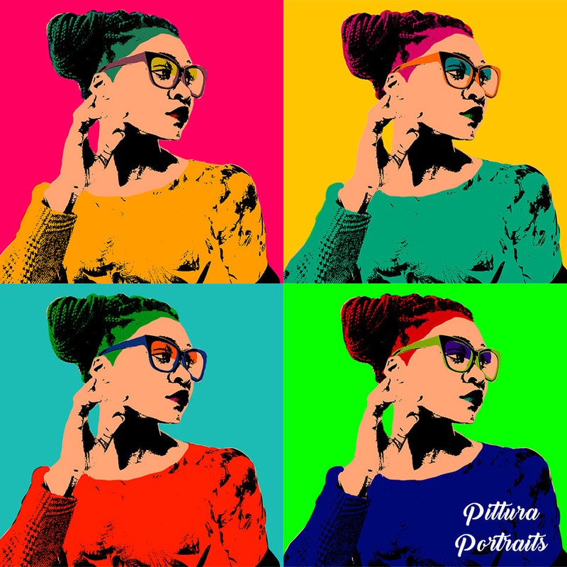 Pop Art Portrait - Etsy