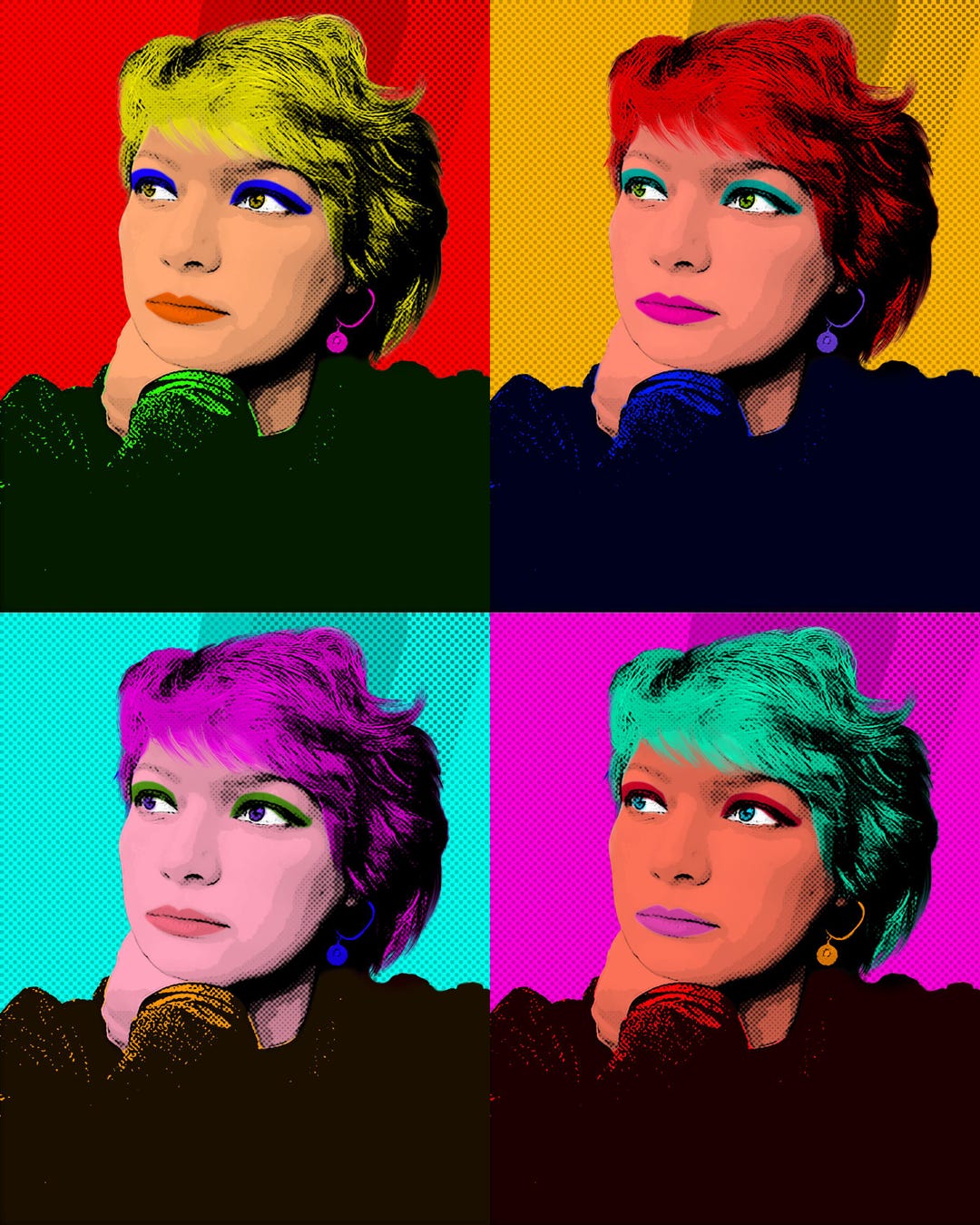 Custom Andy Warhol Style Portrait From Photo (digital Download) - Etsy