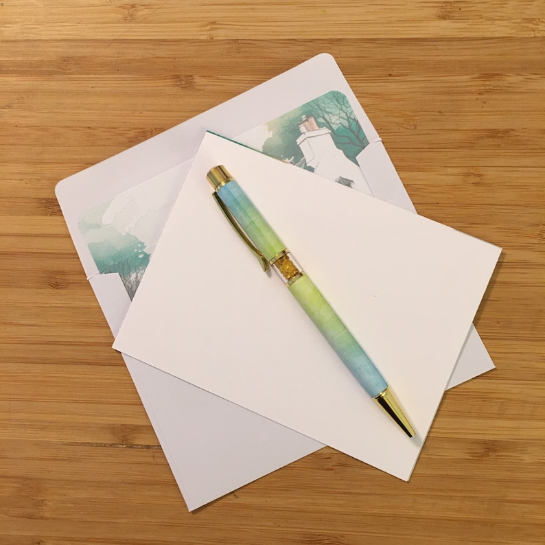 Printable Irish Village Note Cards, Download, Scene 3 - Etsy