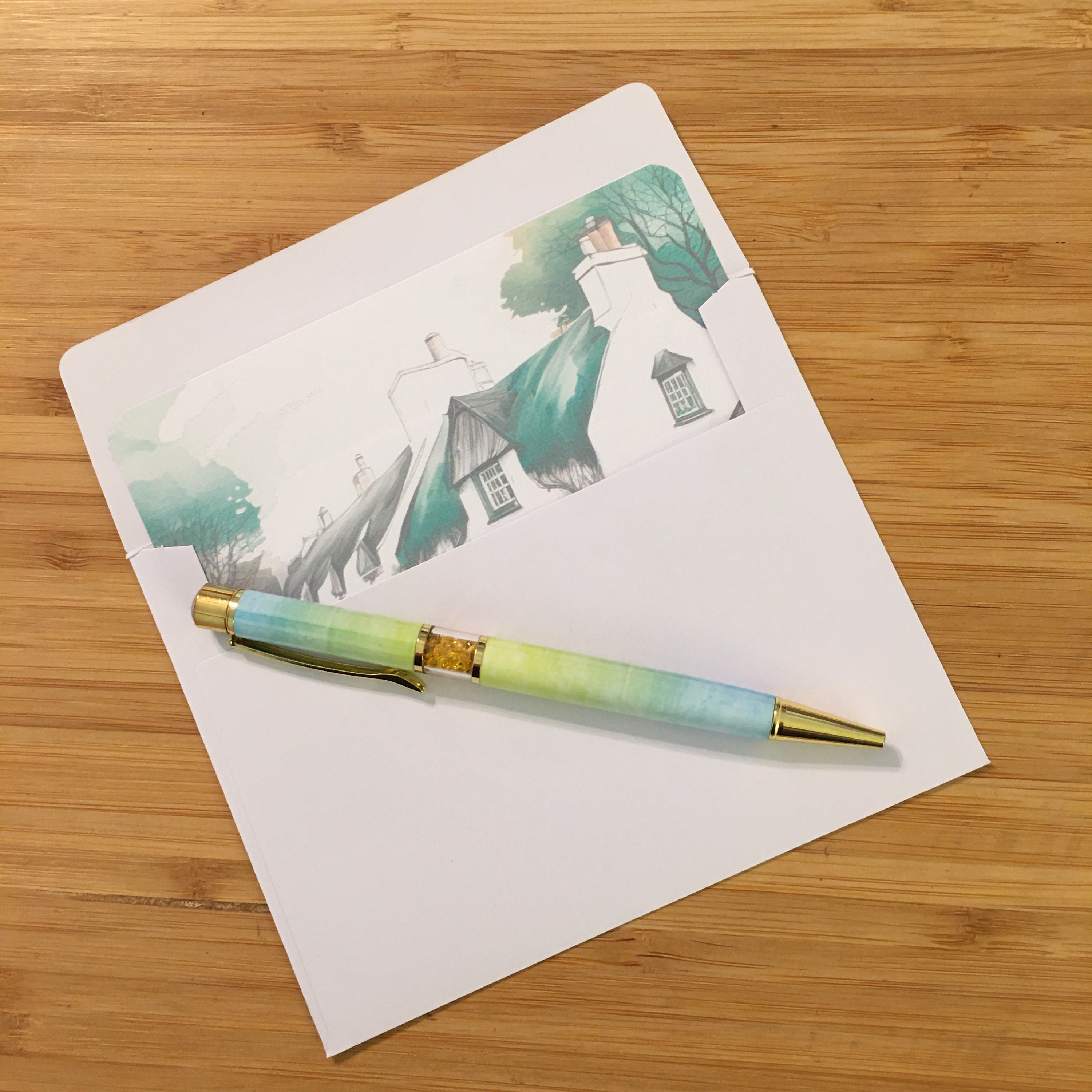 Printable Irish Village Note Cards, Download, Scene 3 - Etsy