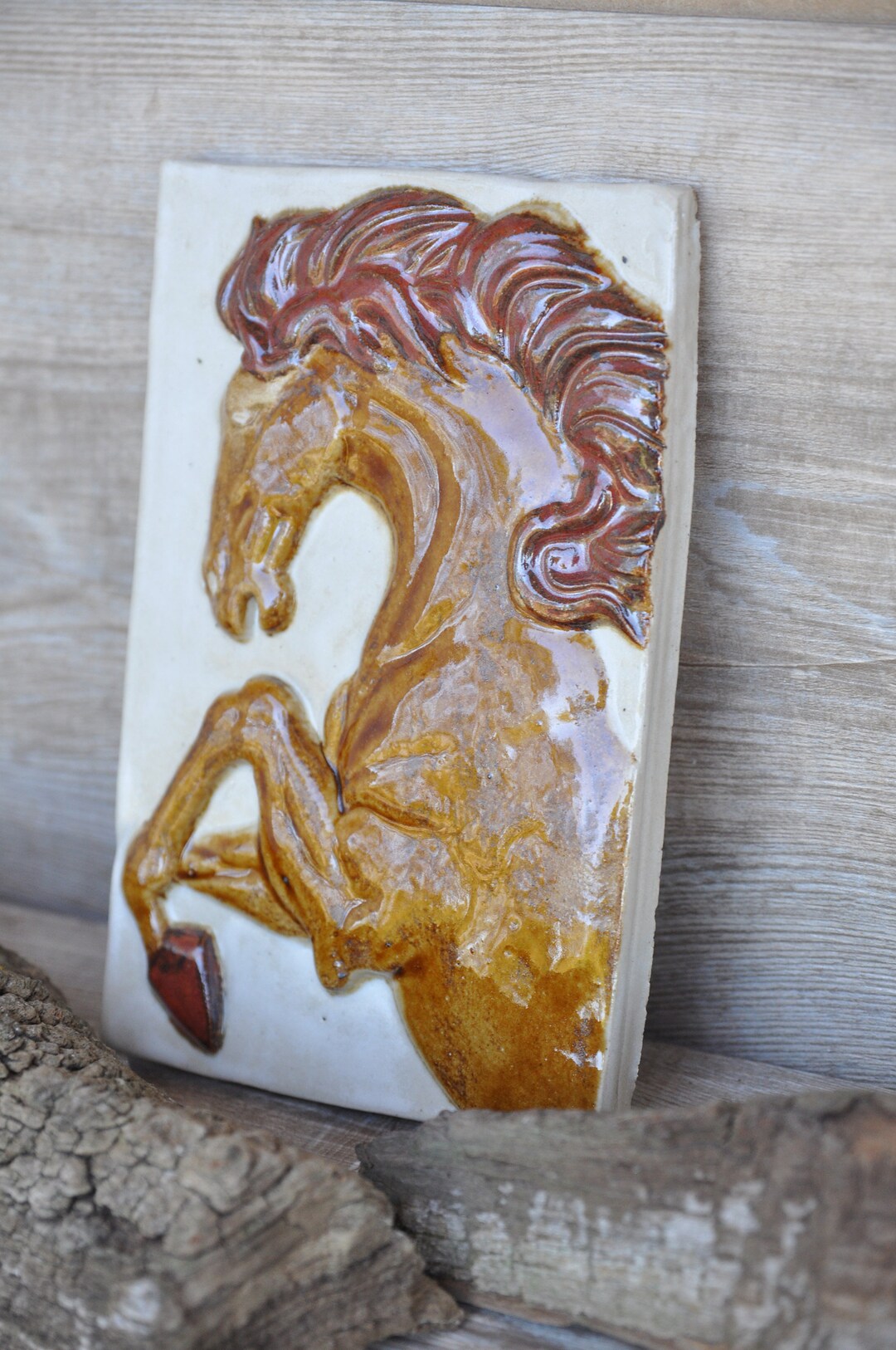 Exclusive horse Tiles Elegant Animal Motifs for Your Home - Etsy