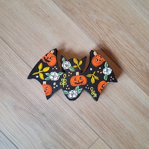 Acrylic Painted Wooden Bat Decor - Etsy