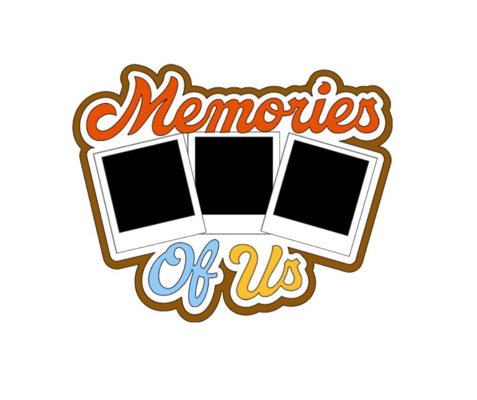 Scrapbook Title Memories of Us Premade Paper Piecing, Die Cuts for ...