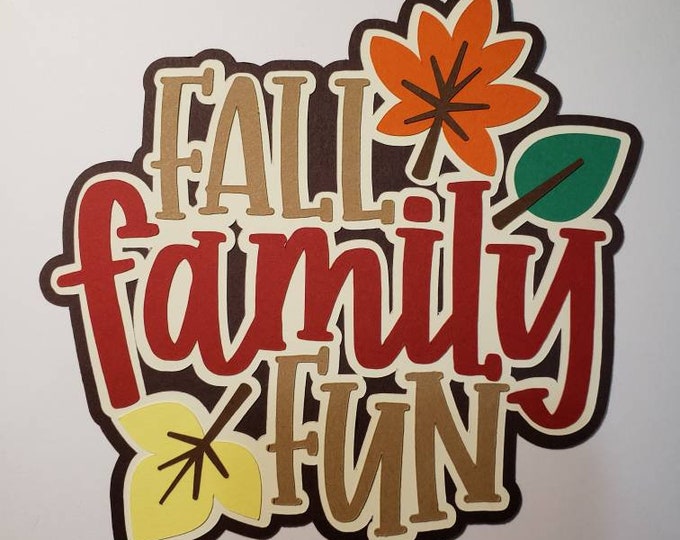 THANKSGIVING DINNER TITLE Family Paper Piecing 3D Diecut for - Etsy
