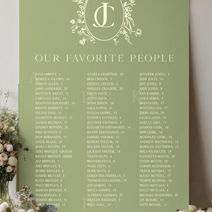 Extra Large Self Standing Seating Chart - Etsy