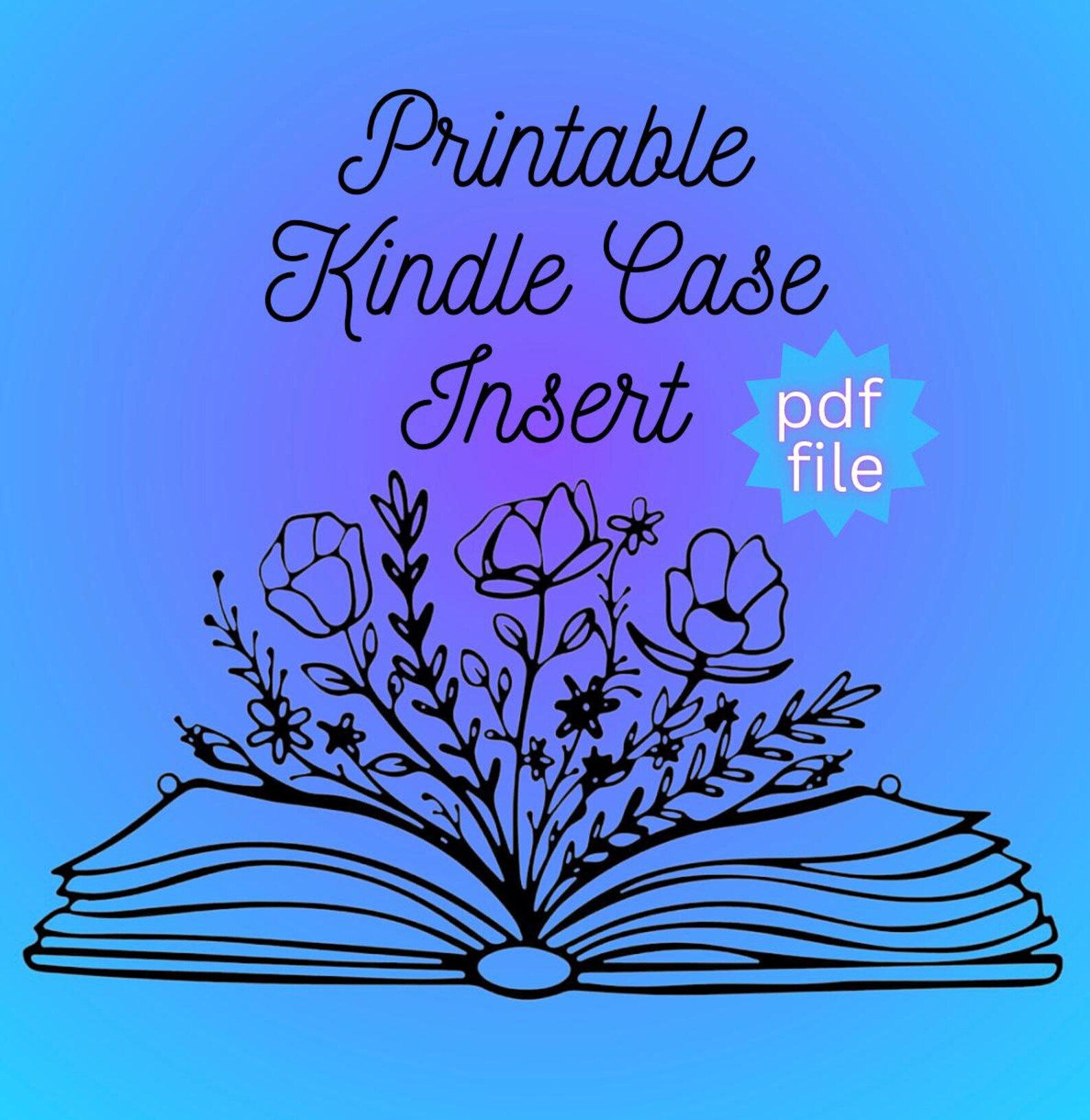 90s Cartoons Printable Kindle Insert for Clear Cases - Etsy