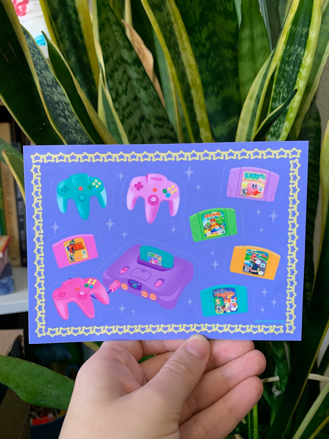 Nintendo 64 Pastel Sticker Sheet Great Gift for Nintendo - Etsy