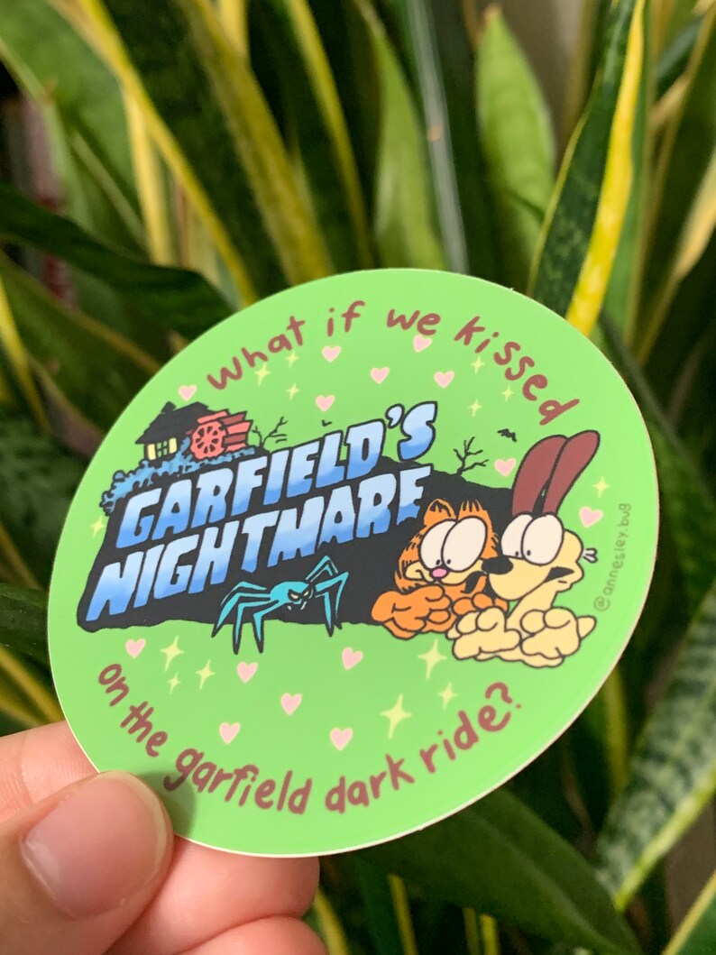 Kennywood Pittsburgh Garfield's Nightmare Ride Sticker - Etsy