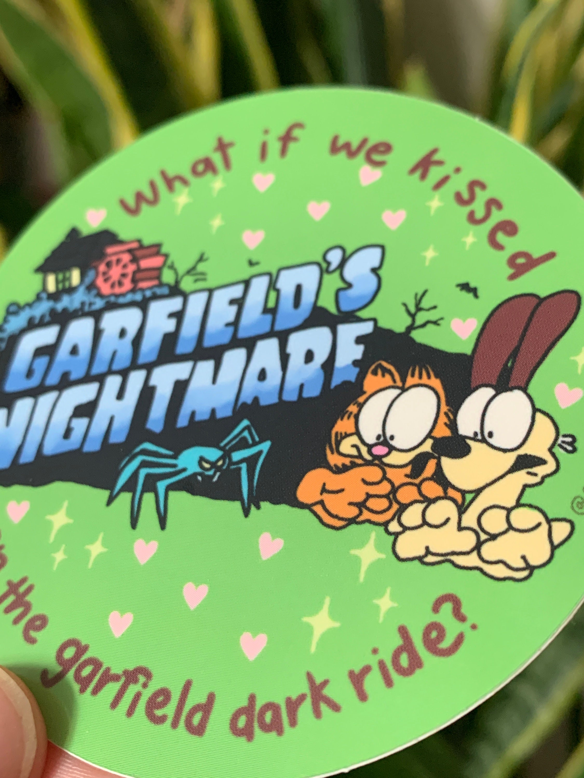 Kennywood Pittsburgh Garfield's Nightmare Ride Sticker - Etsy