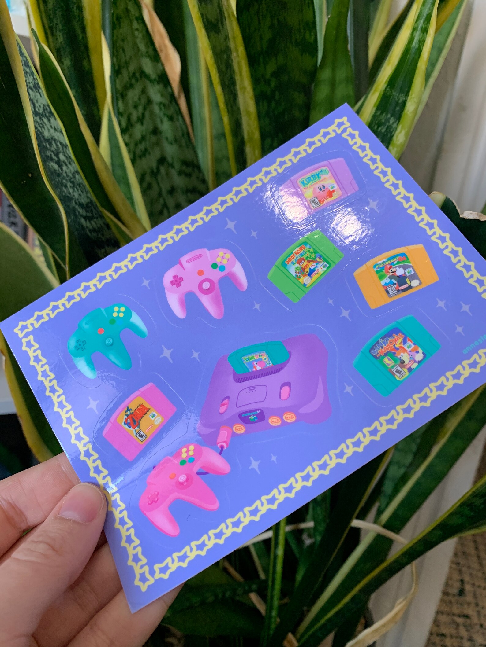 Nintendo 64 Pastel Sticker Sheet Great Gift for Nintendo - Etsy