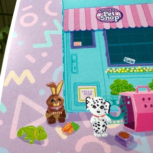 Littlest Pet Shop Vintage Print — 90s Nostalgia — Gift for 90's Kids ...