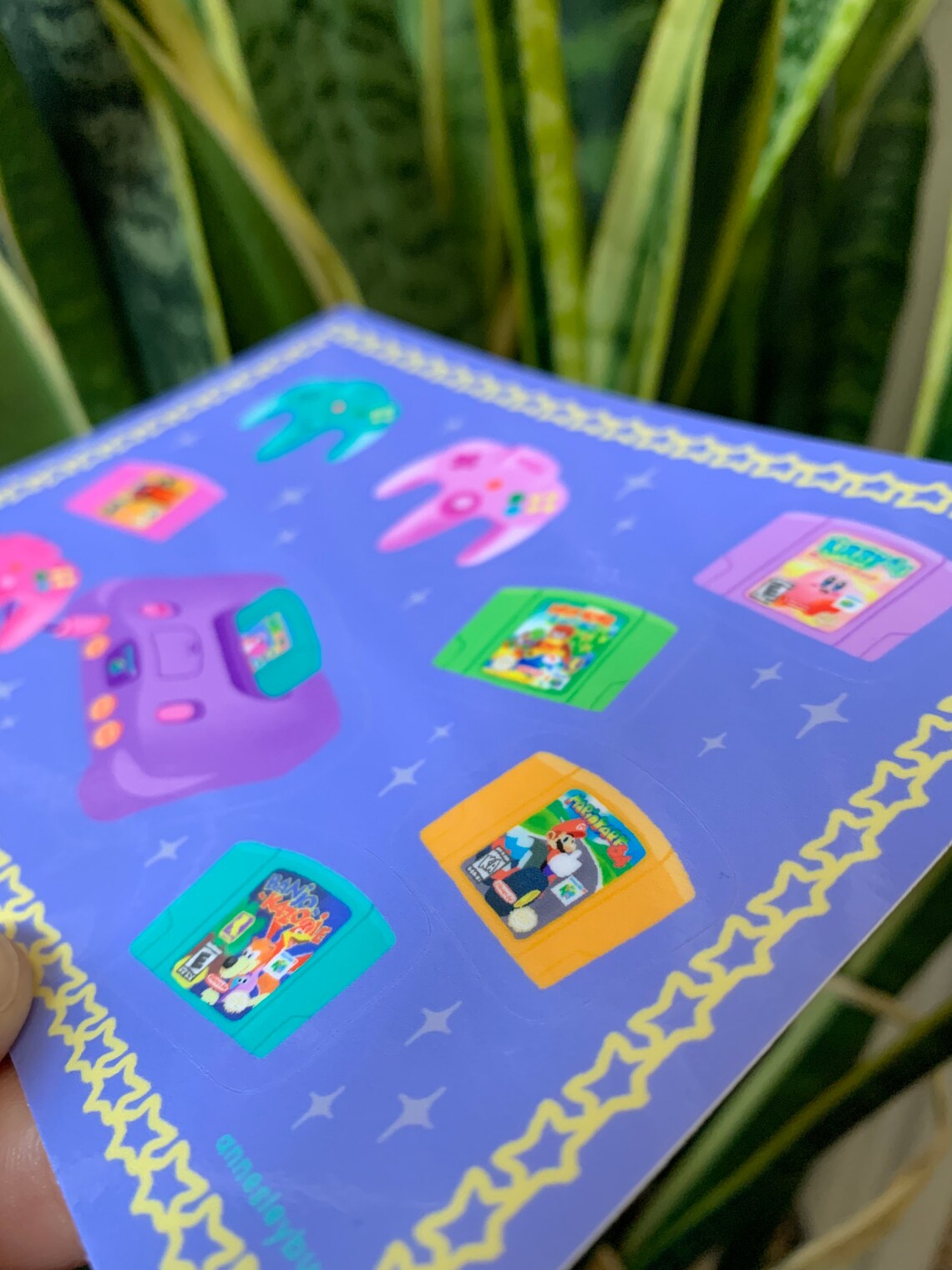 Nintendo 64 Pastel Sticker Sheet Great Gift for Nintendo - Etsy