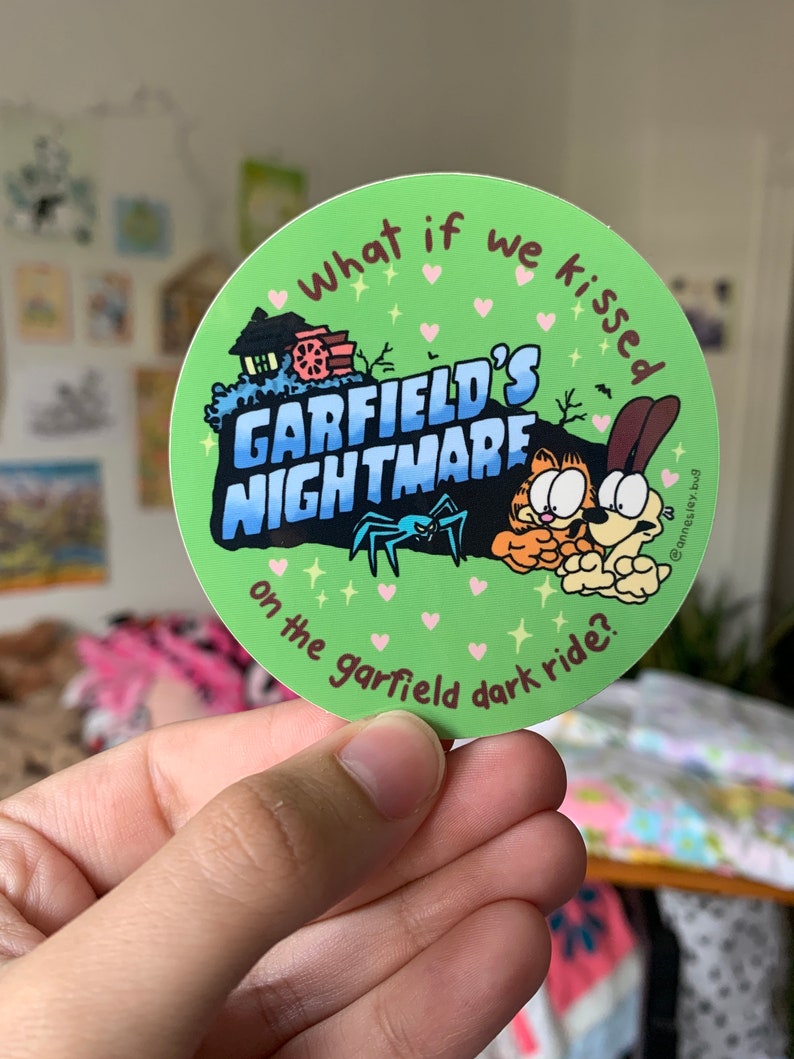 Kennywood Pittsburgh Garfield's Nightmare Ride Sticker - Etsy
