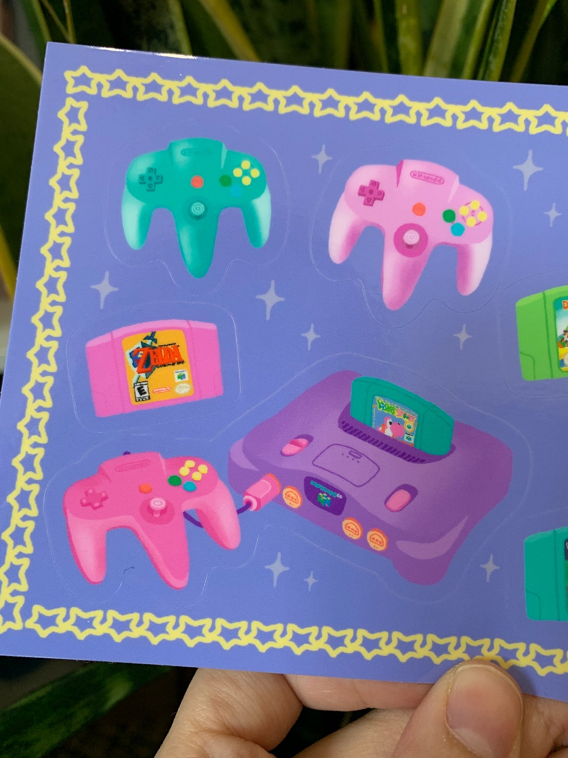 Nintendo 64 Pastel Sticker Sheet Great Gift for Nintendo - Etsy