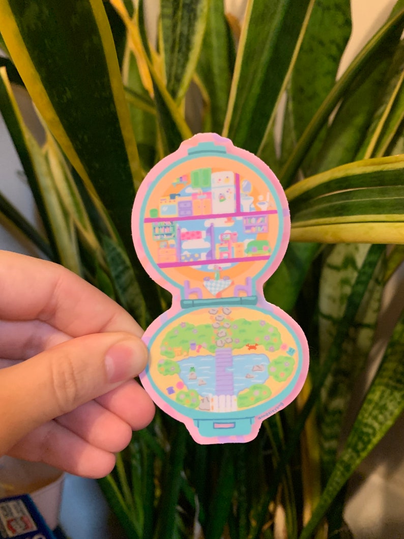 Polly Pocket Vintage Sticker 90s Nostalgia 90s Throwback - Etsy