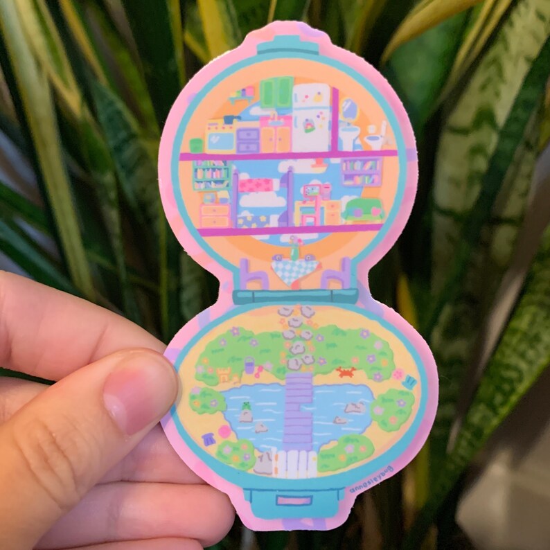 Polly Pocket Vintage Sticker 90s Nostalgia 90s Throwback - Etsy