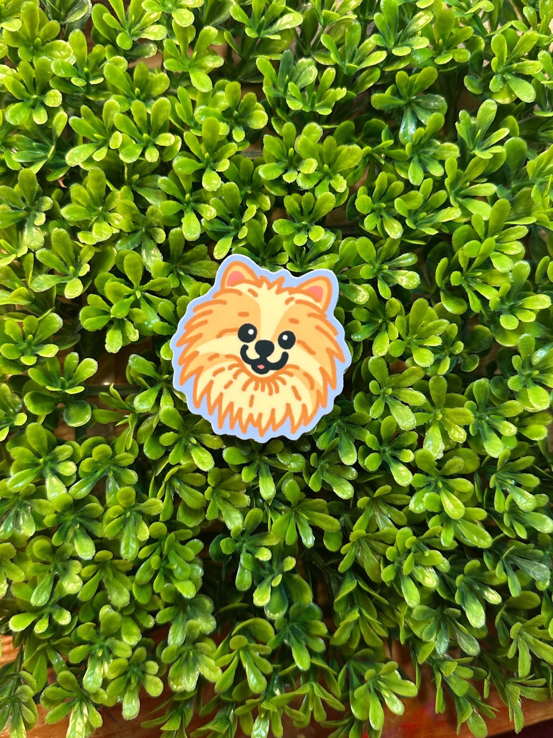 Pomeranian Sticker — Cute Small Dog Sticker — pom Sticker — I Love a ...