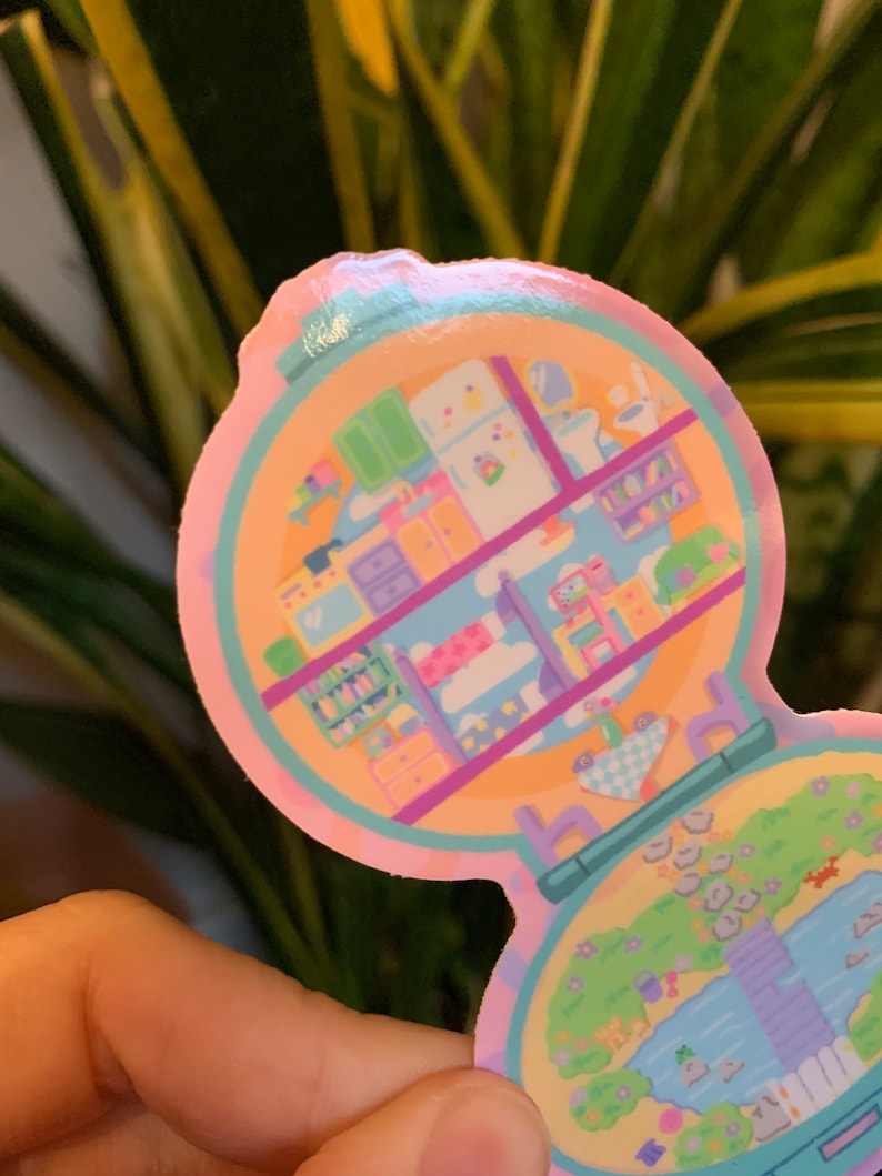 Polly Pocket Vintage Sticker 90s Nostalgia 90s Throwback - Etsy