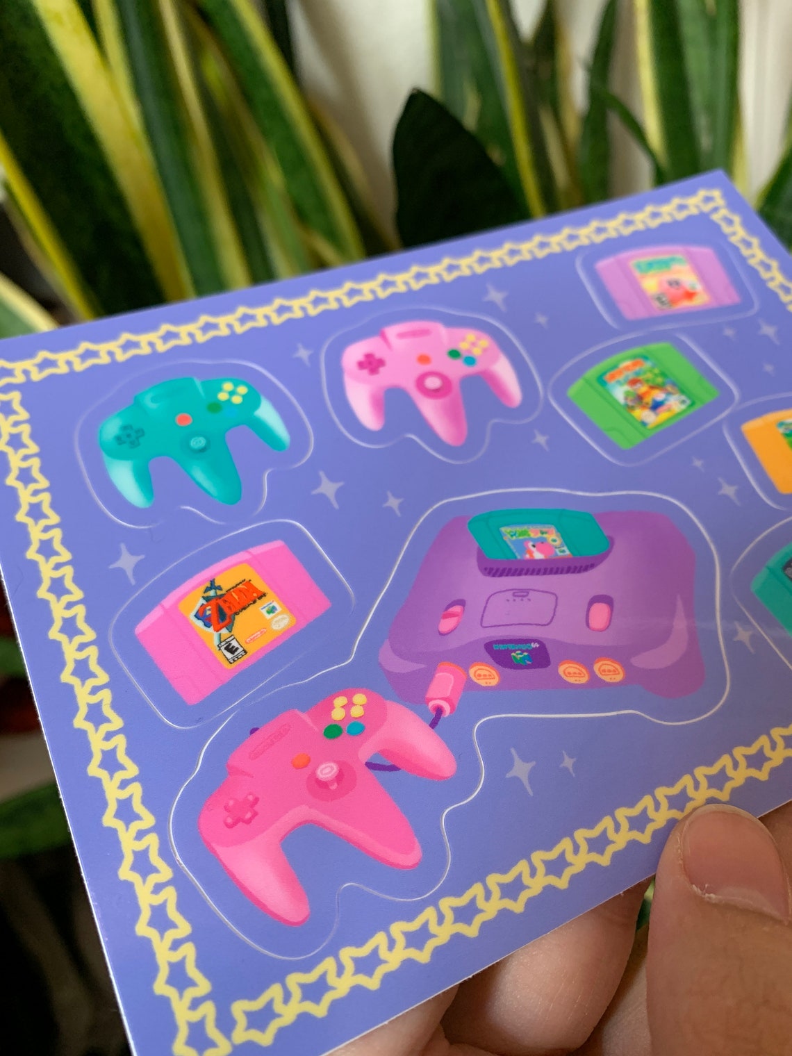 Nintendo 64 Pastel Sticker Sheet Great Gift for Nintendo - Etsy