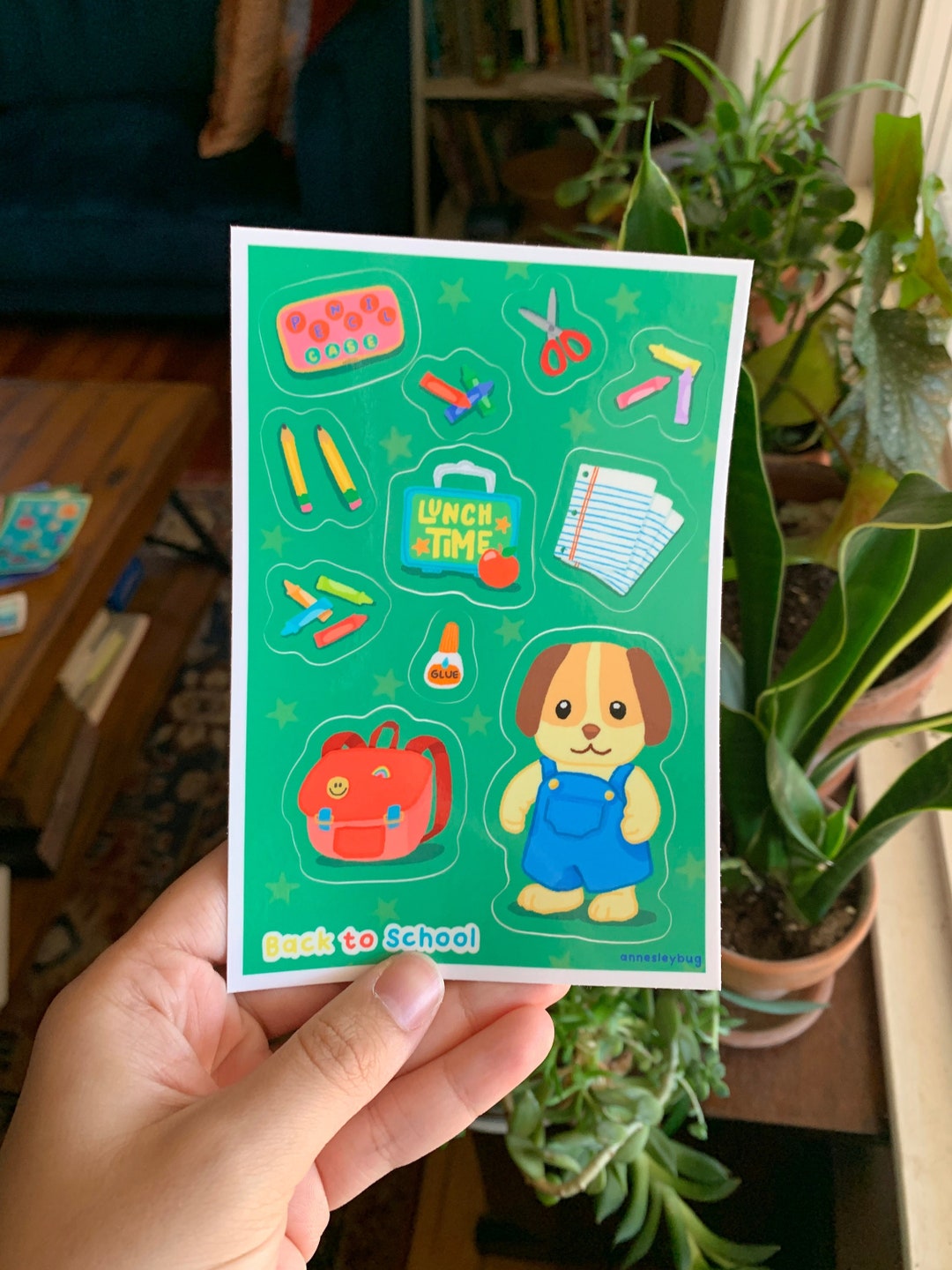 Back to School Critter Sticker Sheet — puppy Back to School Sticker ...