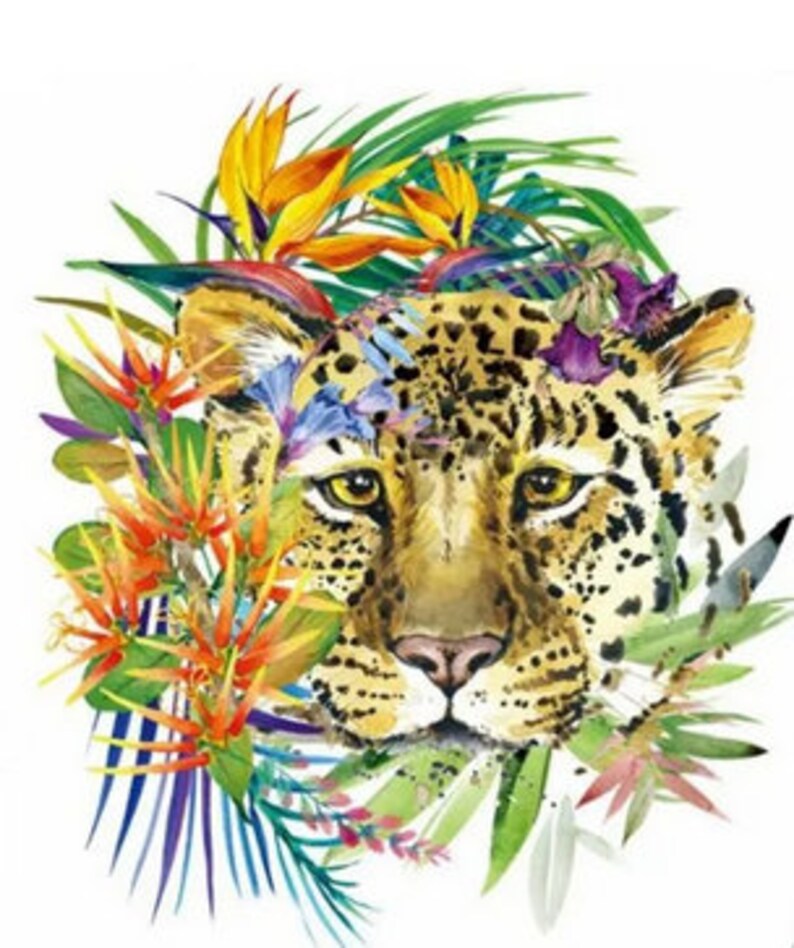 Large Animal Patch Tiger and Bear and Storks - Etsy