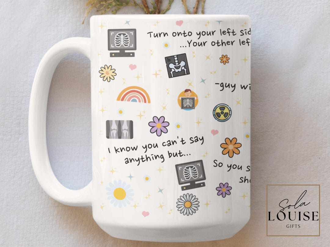 Personalized X-ray Tech Mug, Radiology Technologist Gift, Custom ...