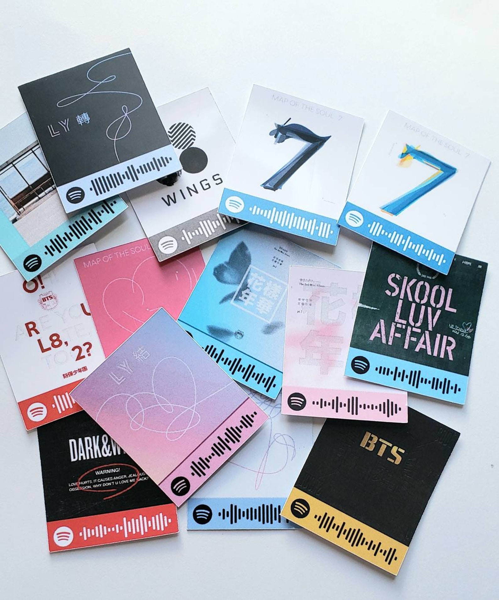 BTS Title Track Spotify Code Stickers - Etsy