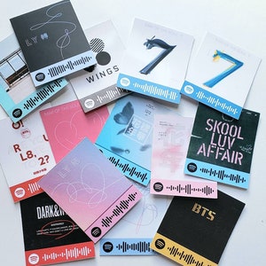 BTS Title Track Spotify Code Stickers - Etsy