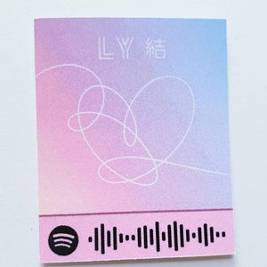 BTS Title Track Spotify Code Stickers - Etsy