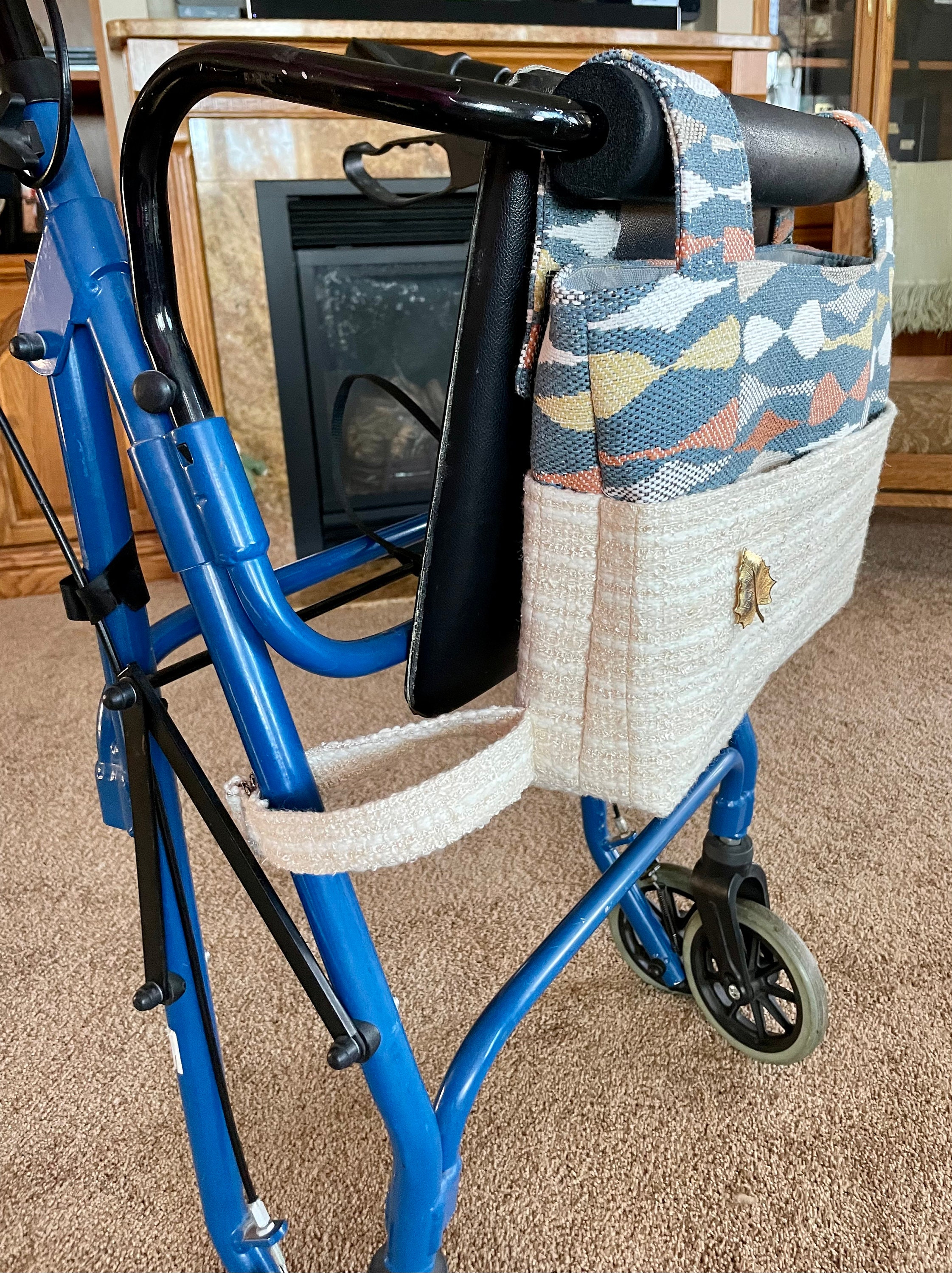 Elegant Walker Bag, Rollator, Mobility Accessory, Gift for Grandma ...
