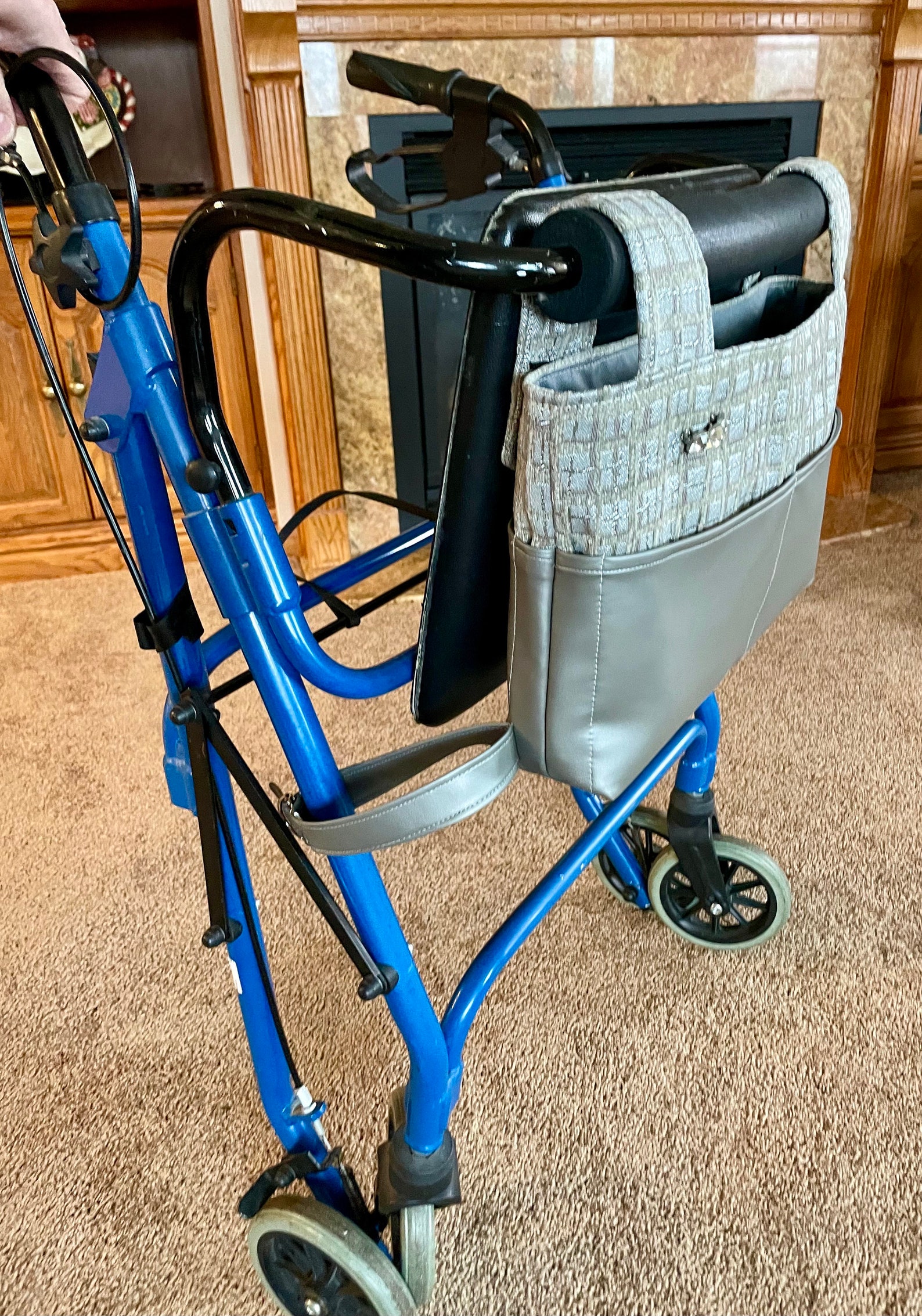 Elegant Walker Bag, Rollator, Mobility Accessory, Gift for Grandma ...