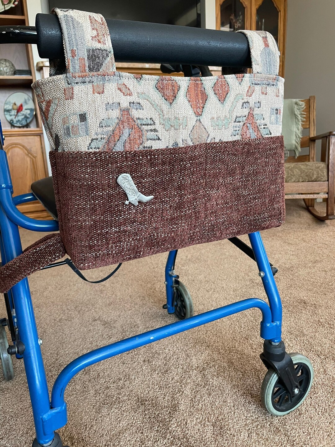 Elegant Walker Bag, Rollator, Mobility Accessory, Gift for Grandma ...
