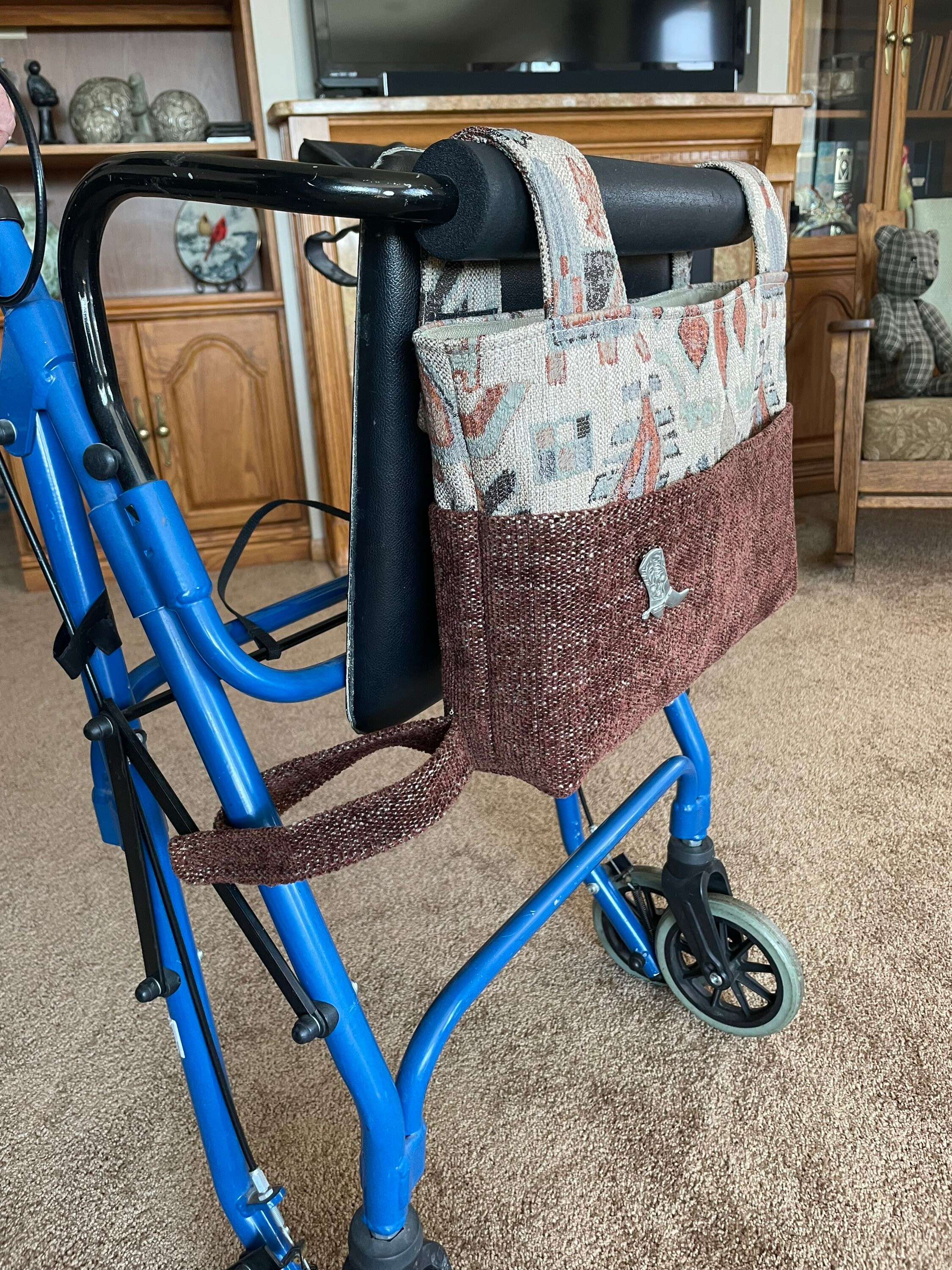 Elegant Walker Bag, Rollator, Mobility Accessory, Gift for Grandma ...