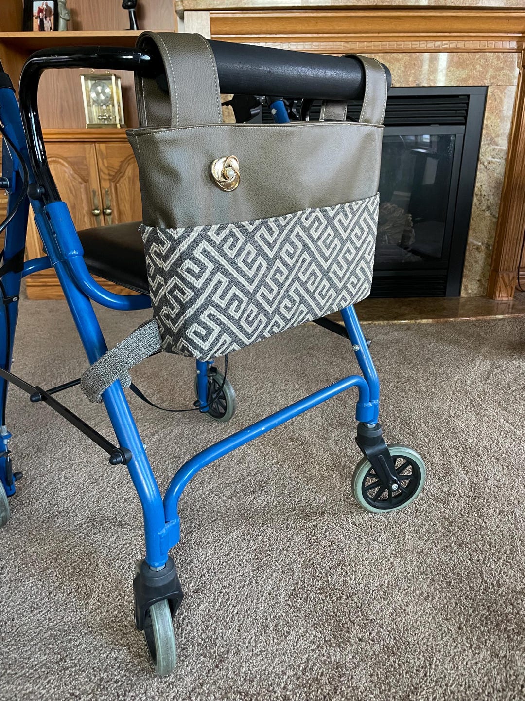 Elegant Walker Bag, Rollator, Mobility Accessory, Gift for Grandma ...